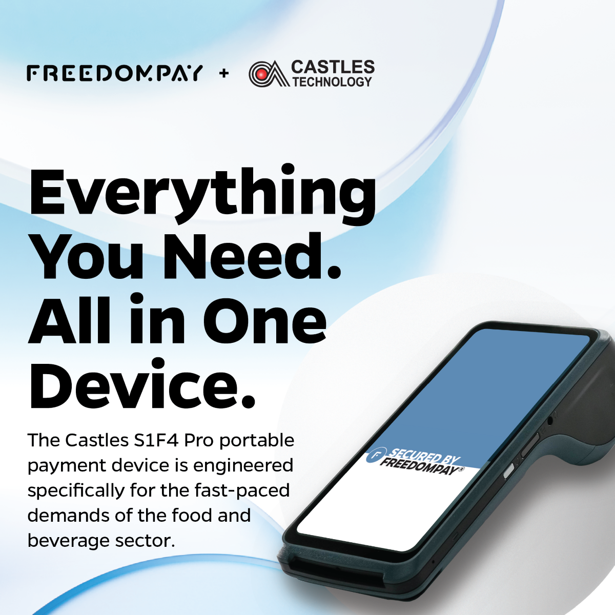 FreedomPay and Castles S1F4 Pro: A New Era in Food & Beverage Payment ...